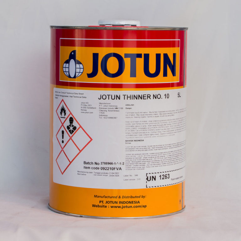 JOTUN THINNER NO 10 – JJ Marine Indonesia is an Authorized Dealer for Jotun Marine and ...